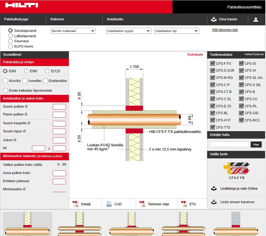 HILTI FS Planner -ohjelma - rakennesuunnittelijan perustyökalu - Copla Oy